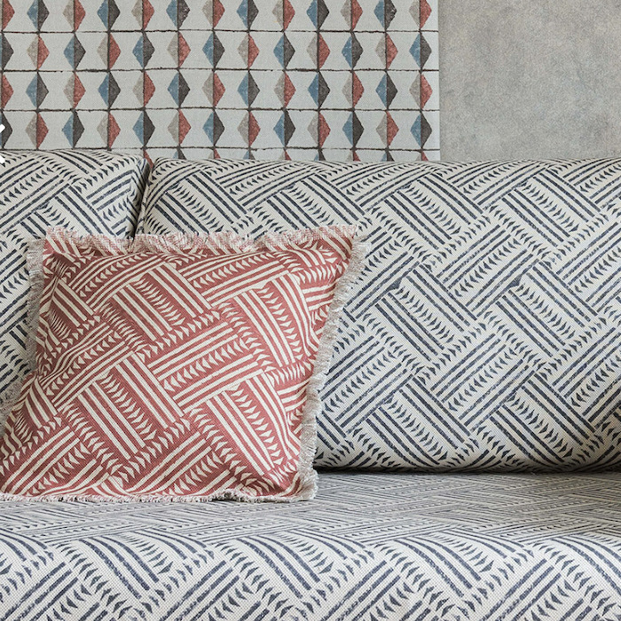 Lewis and Wood | Checkerbox | Fabric | LW242483 | Cactus | Top Designer